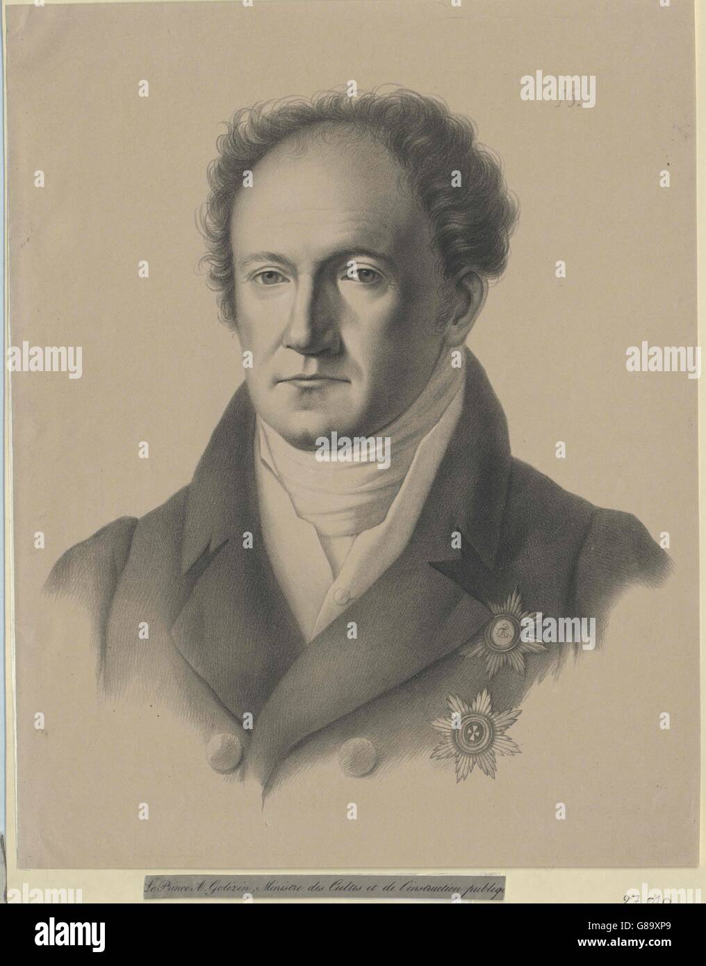 Galitzin, Alexander Nikolajewitsch Stock Photo - Alamy