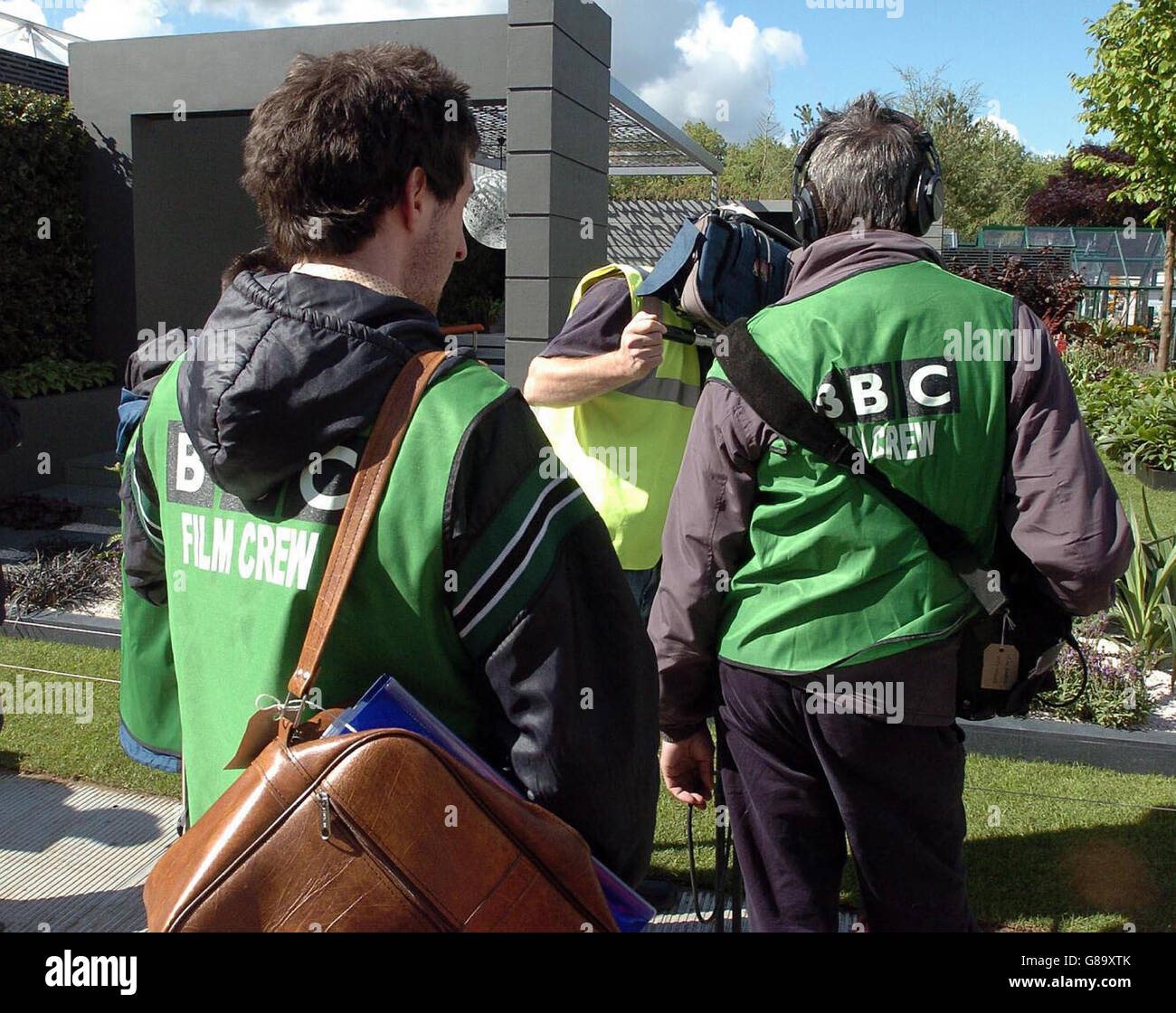 Back view bbc bib media hi-res stock photography and images - Alamy