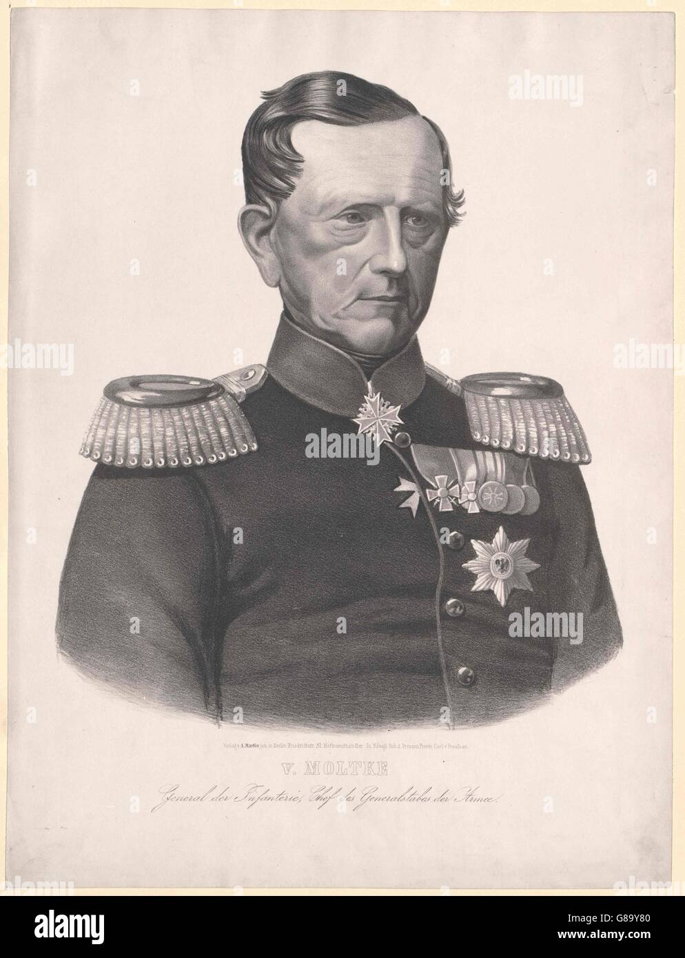 Moltke, Helmuth Graf von Stock Photo - Alamy