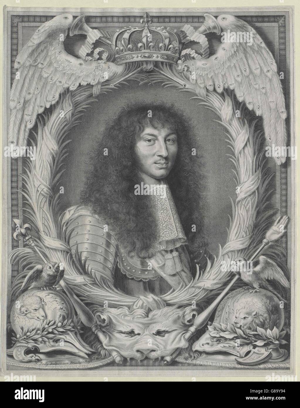 Ludwig XIV., König von Frankreich Stock Photo - Alamy