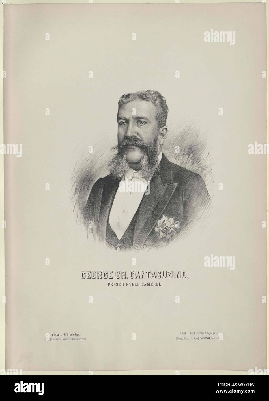 Cantacuzino, George Grigore Stock Photo - Alamy