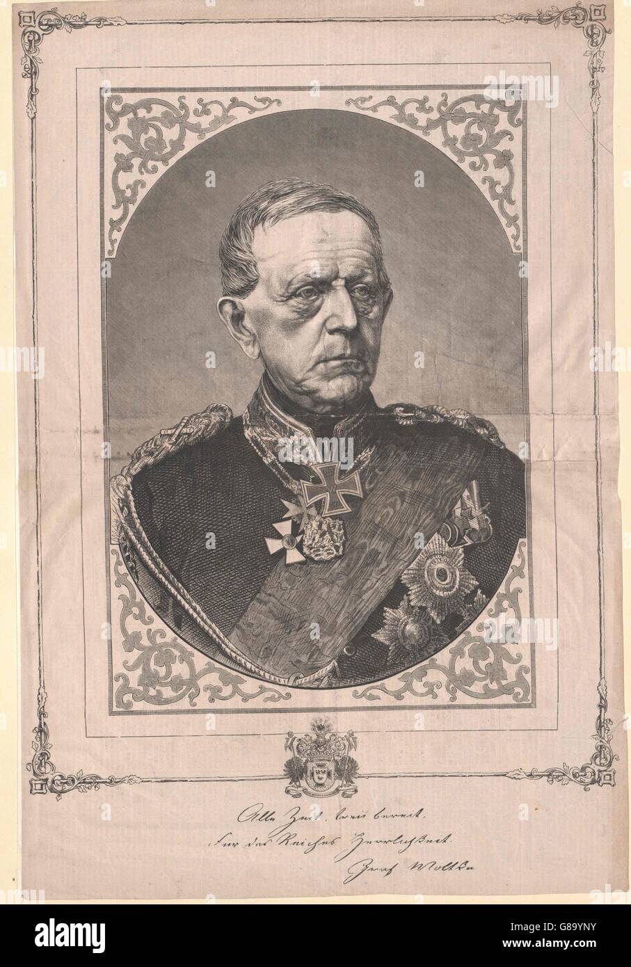 Moltke, Helmuth Graf von Stock Photo - Alamy