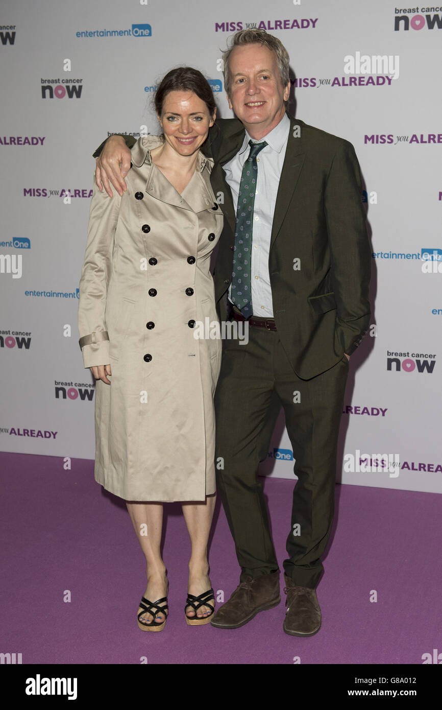 Frank Skinner and Cathy Mason attending the premiere of Miss You ...