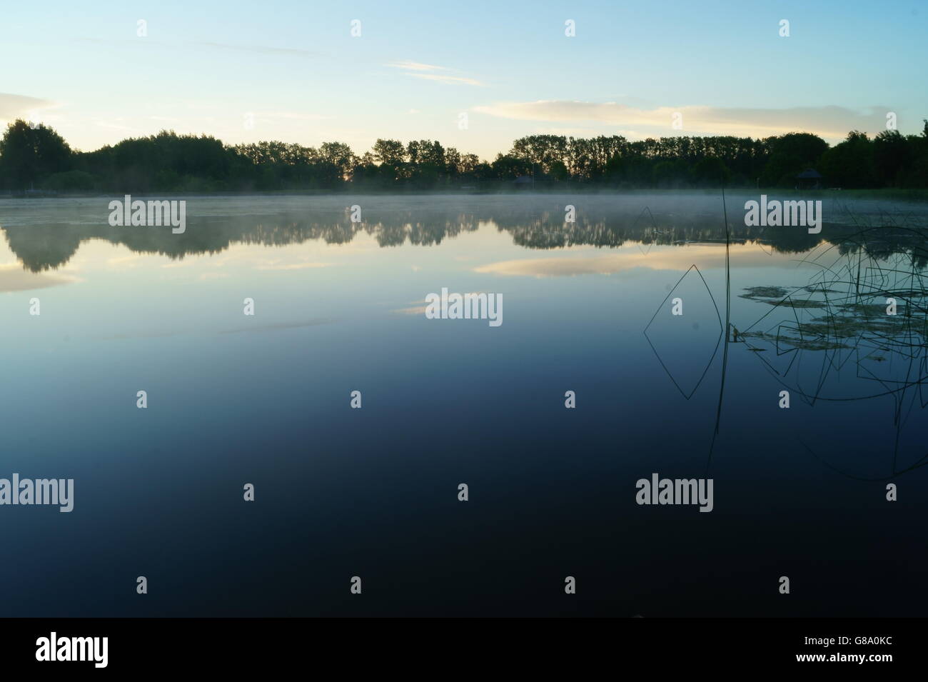 Joniskis, near Siauliai, LT 23rd June, 2016. Early morning a view ...