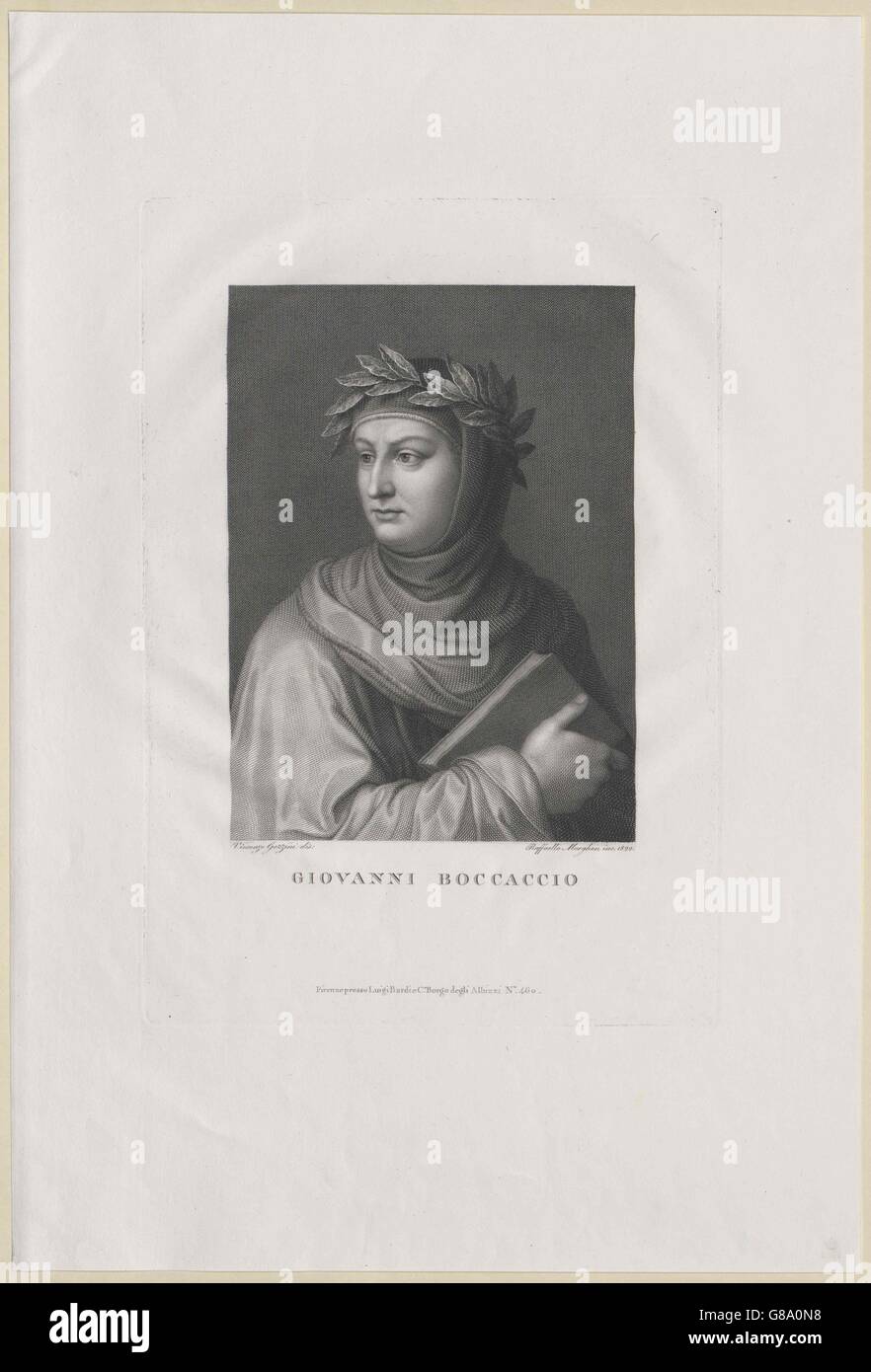 Giovanni boccaccio portrait hi-res stock photography and images - Alamy