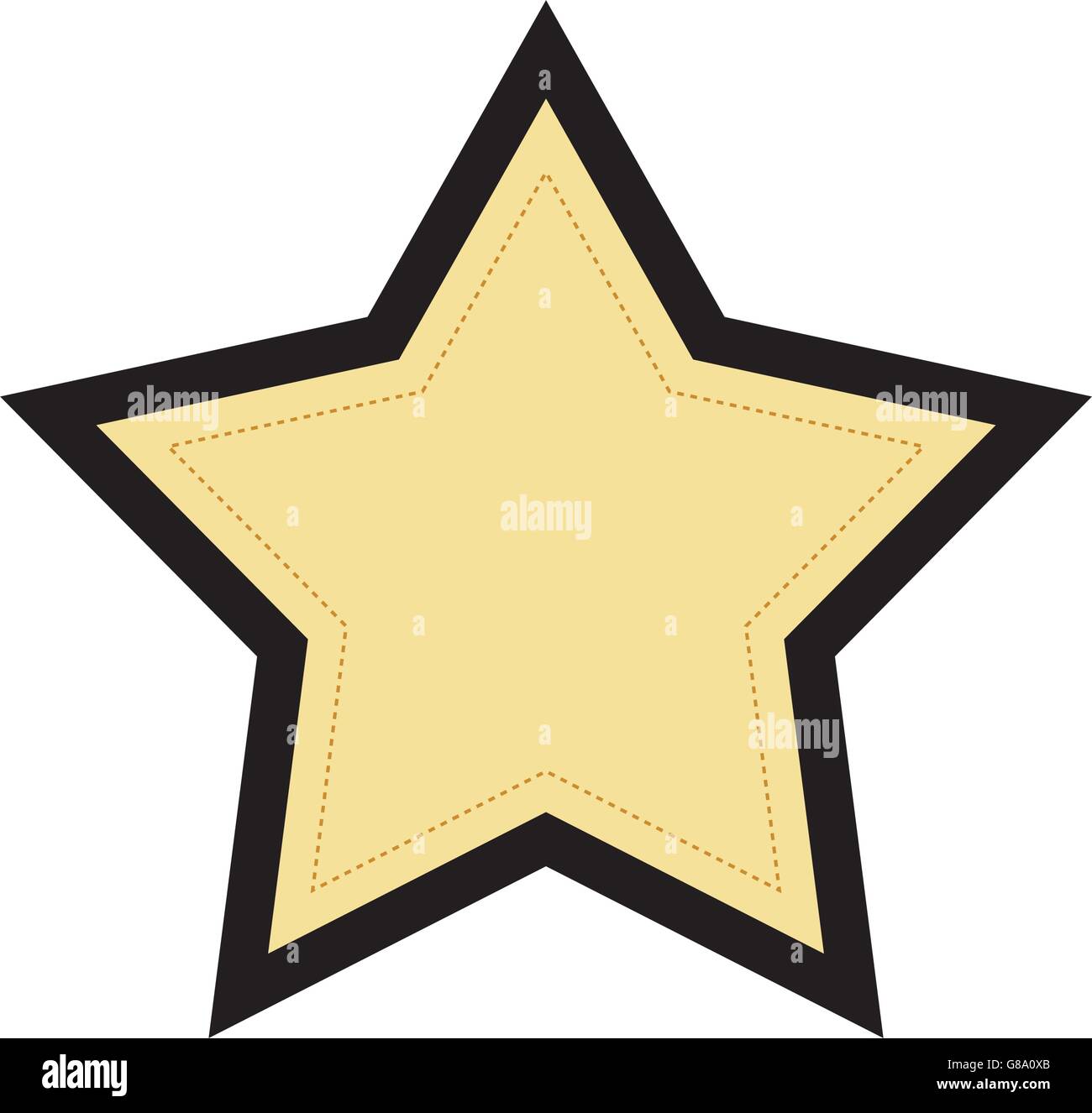 Star of five points icon. Basic shape design. Vector graphic Stock ...
