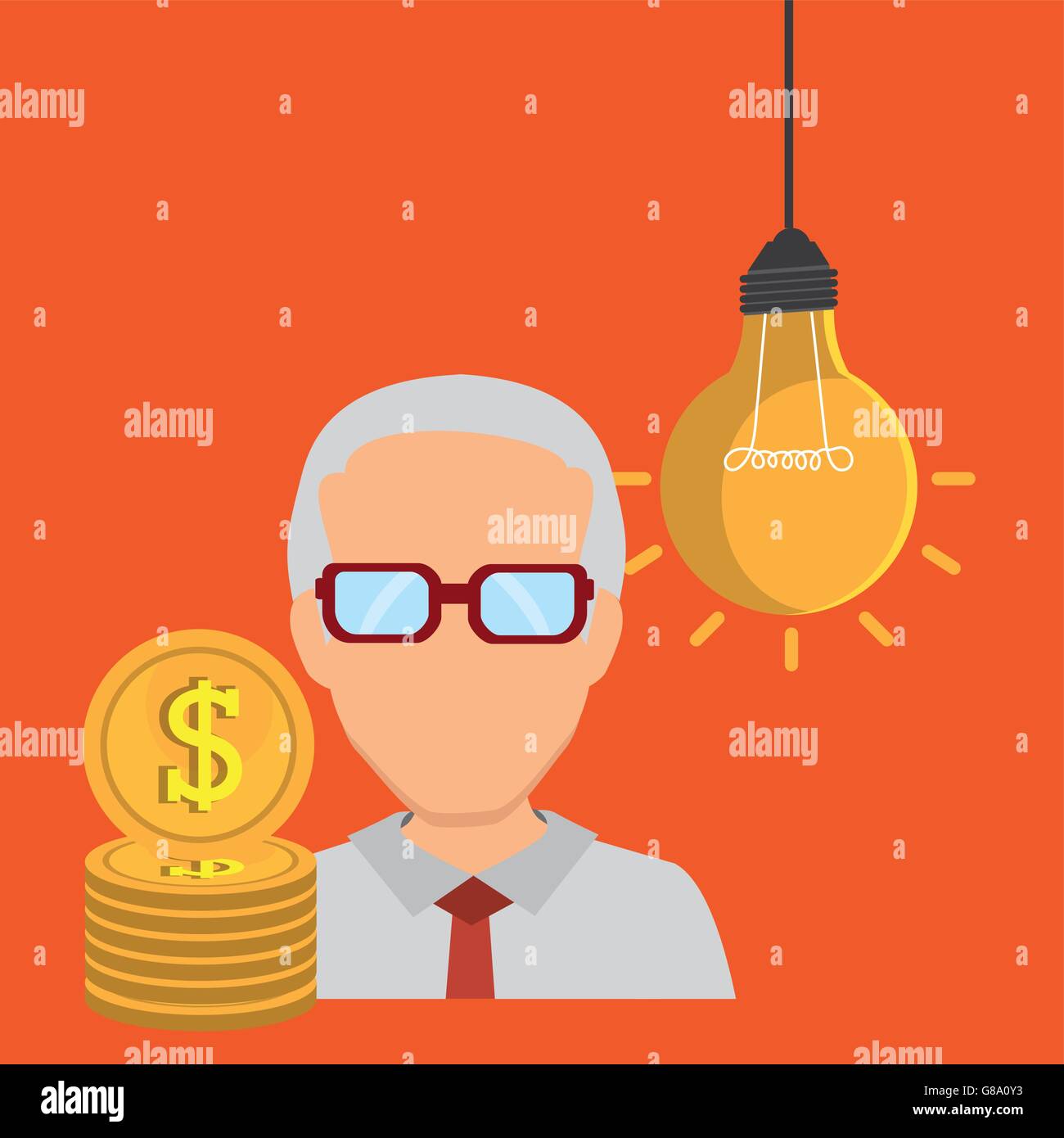 person and money concept design Stock Vector Image & Art - Alamy