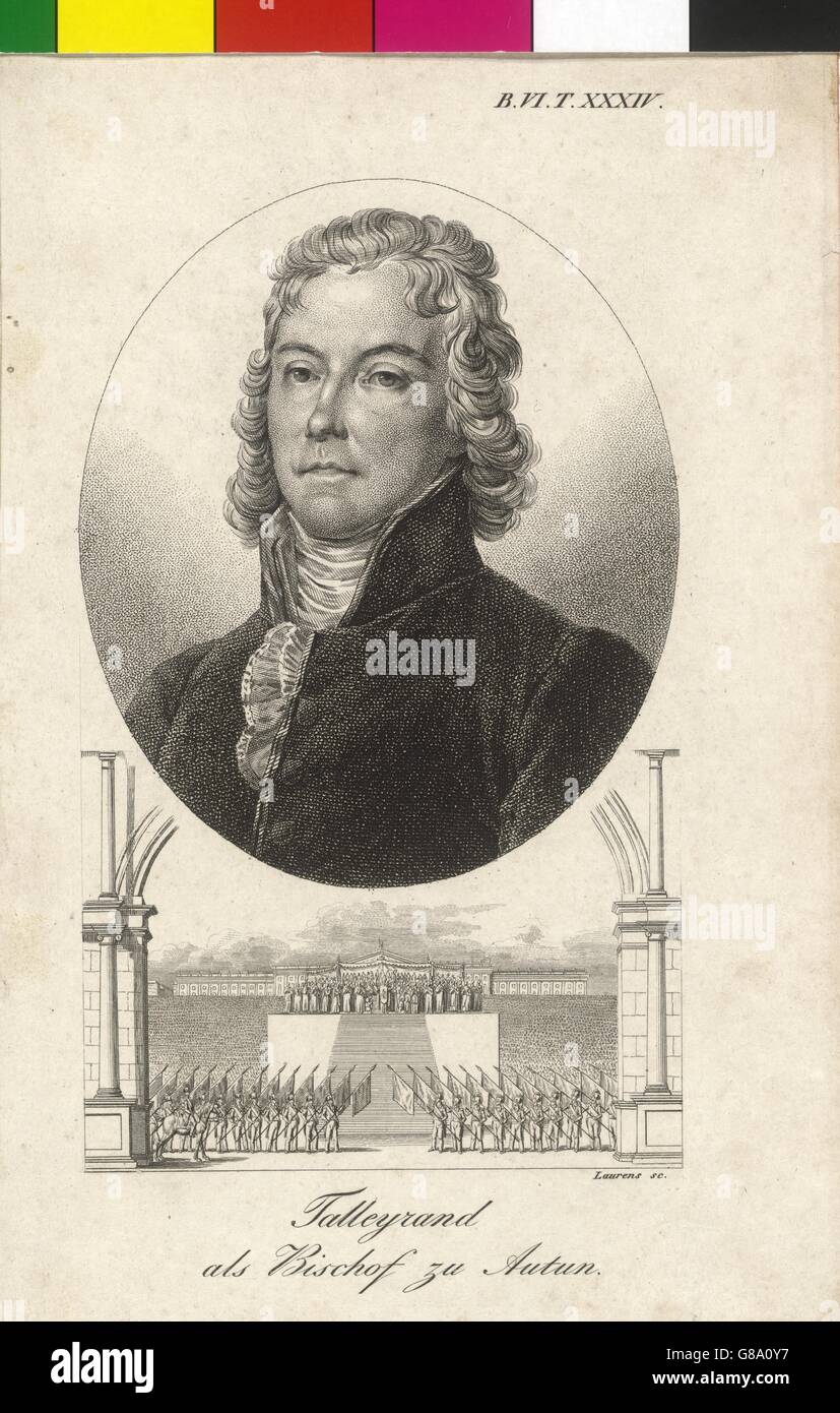 Talleyrand-Perigord, Charles Maurice Herzog Stock Photo - Alamy
