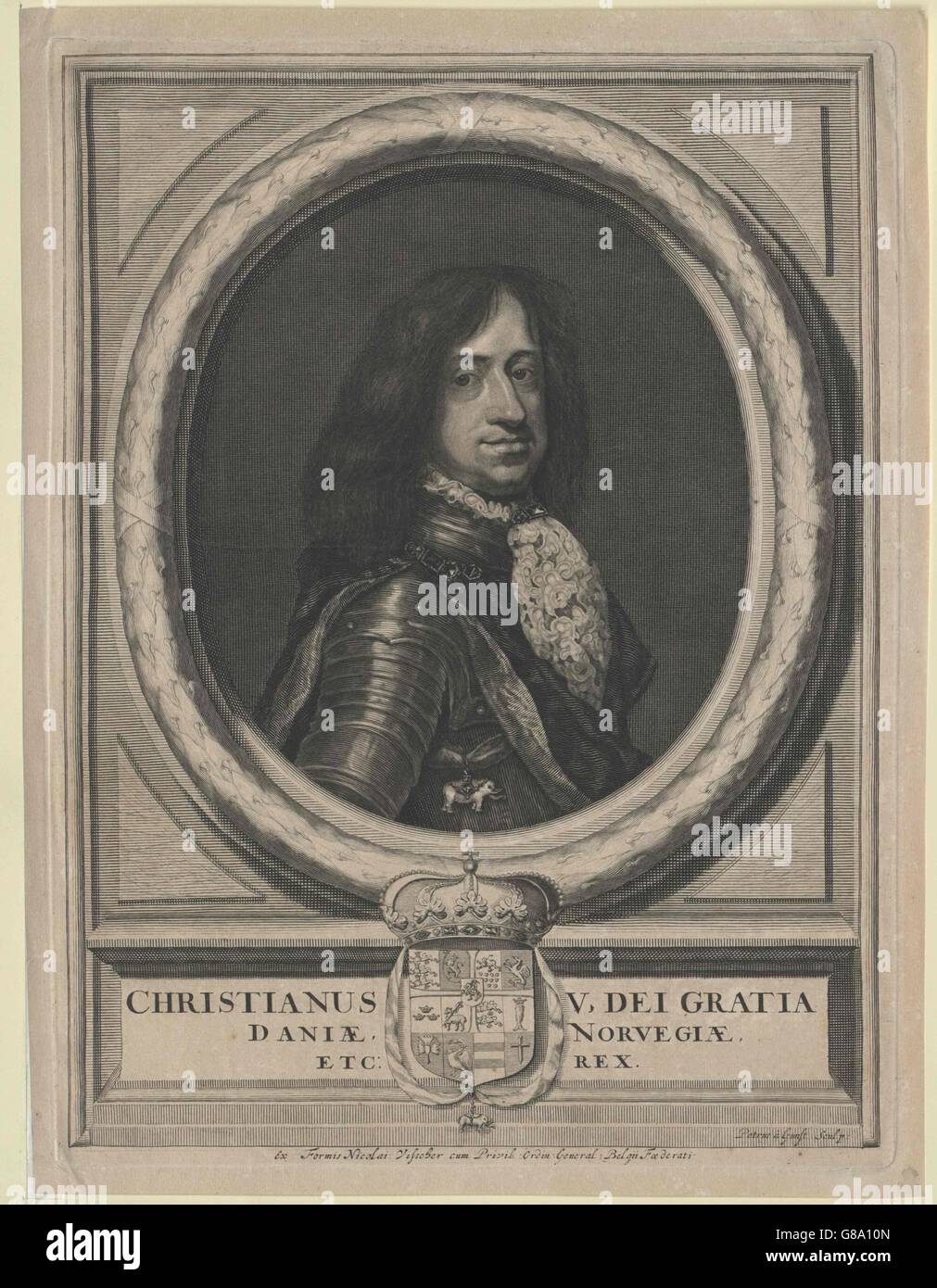 Christian V., König von Dänemark Stock Photo - Alamy