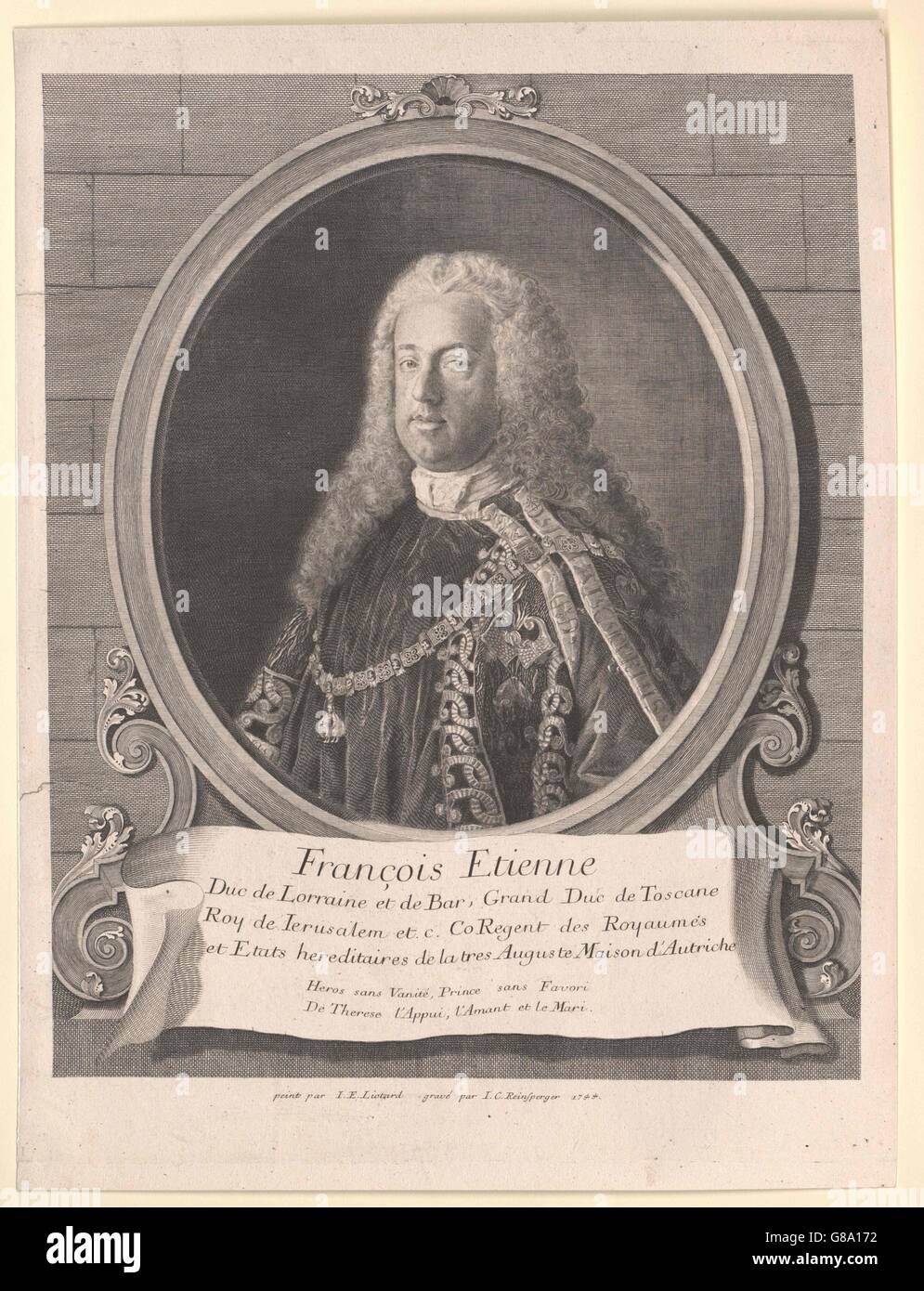Franz I., römisch-deutscher Kaiser Stock Photo - Alamy