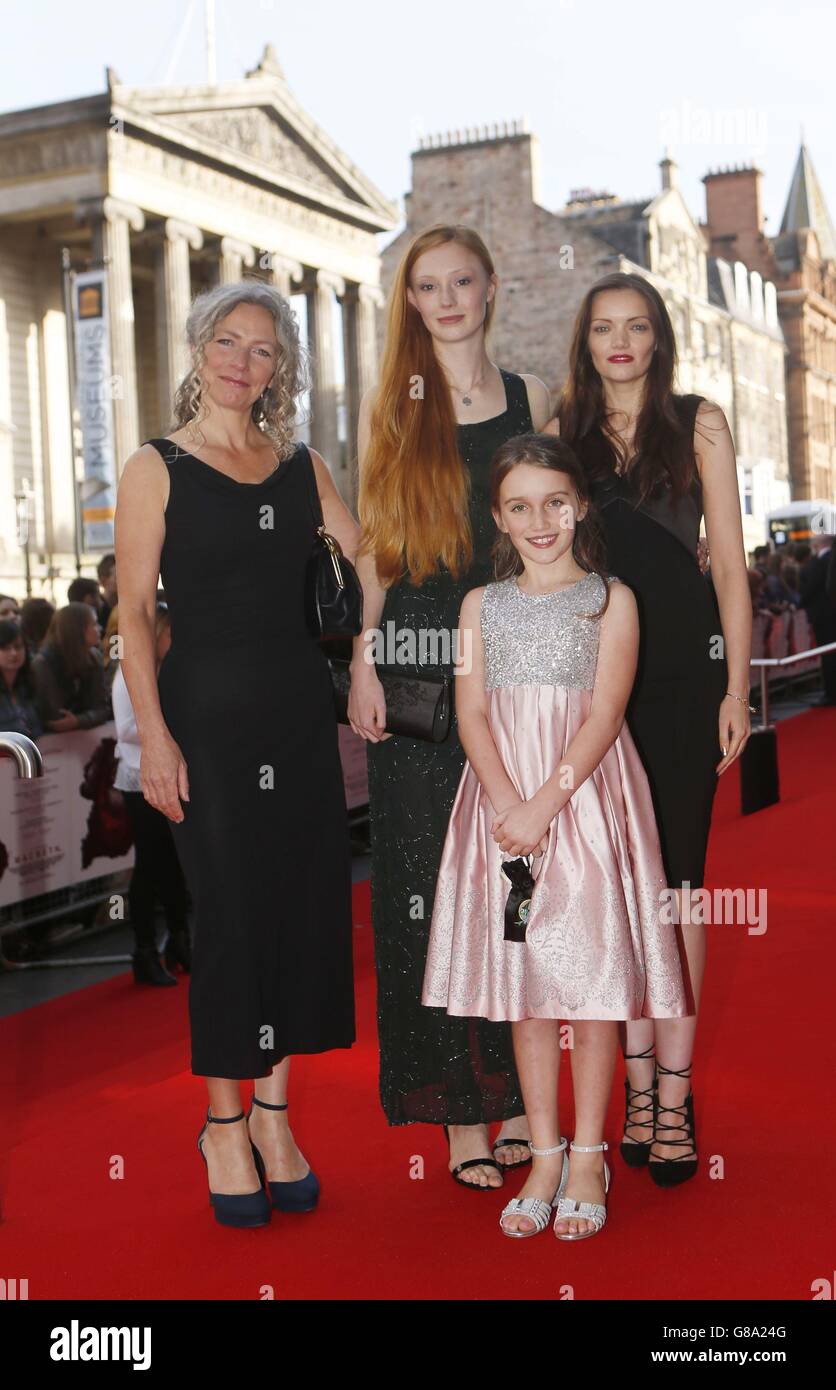 (Left to right back) Seylan Baxter, Kayla Fallon and Lynn Kennedy with ...