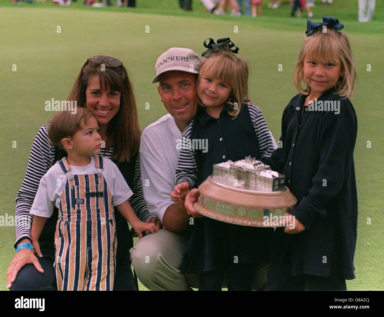 Tom lehman with wife and children hi-res stock photography and images ...