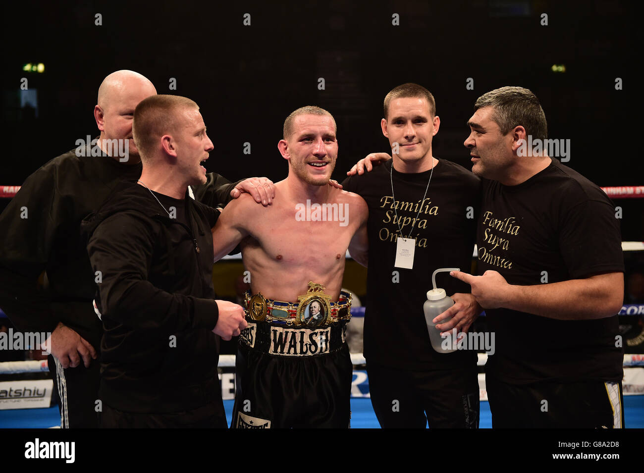 Boxing - Wembley SSE Arena. Ryan Walsh celebrates defeating Samir ...