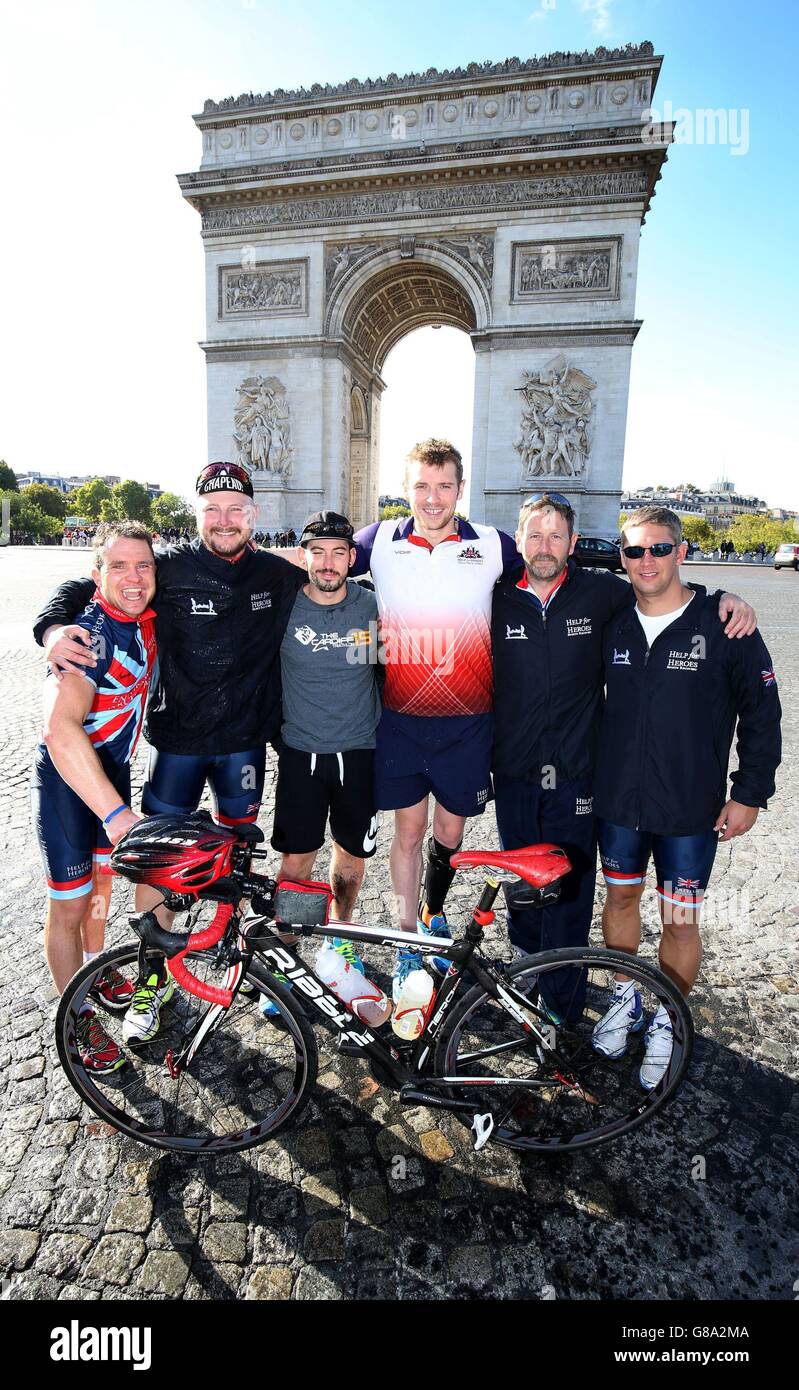 Enduroman Arch to Arc challenge Stock Photo - Alamy