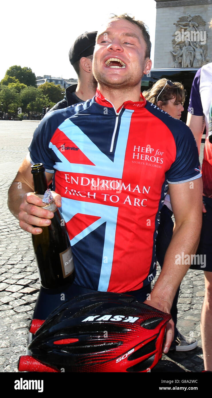 Help for Heroes Arch to Arc team Inspire member Dean Middleton ...