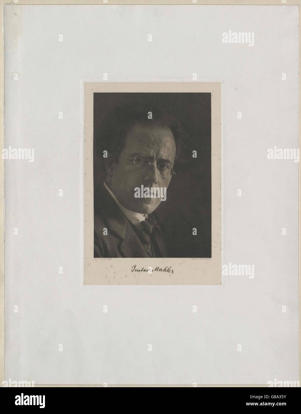 Gustav mahler portrait hi-res stock photography and images - Alamy