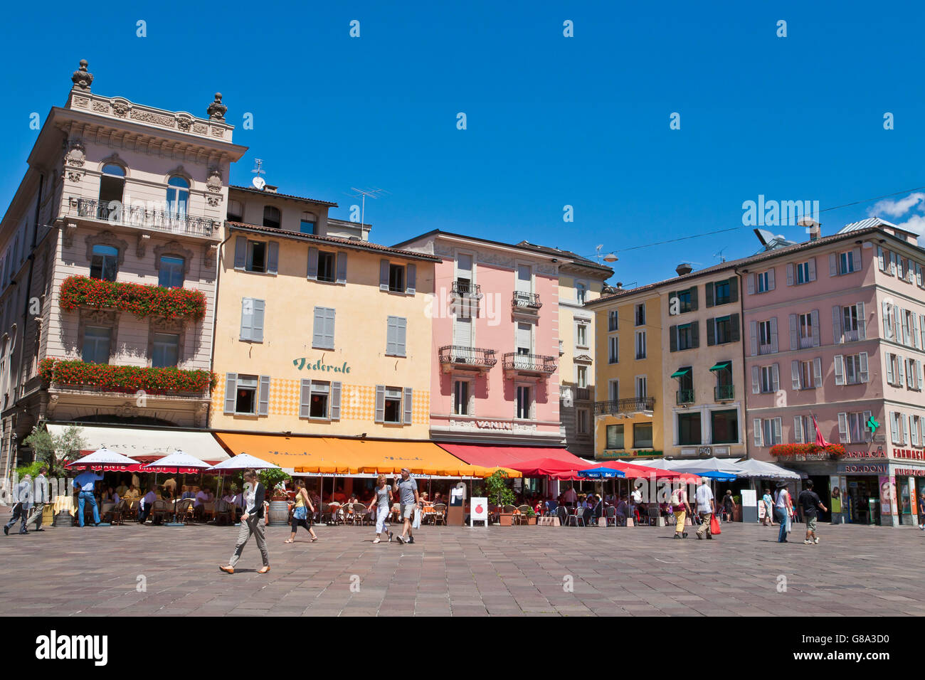 Lugano piazza riforma High Resolution Stock Photography and Images - Alamy
