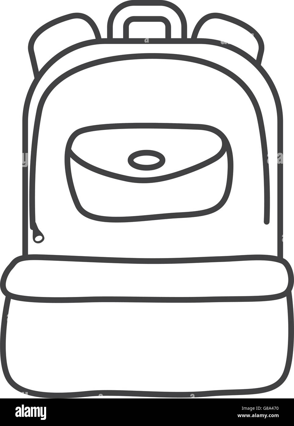 kid bag icon. School and education design. Vector graphic Stock Vector ...