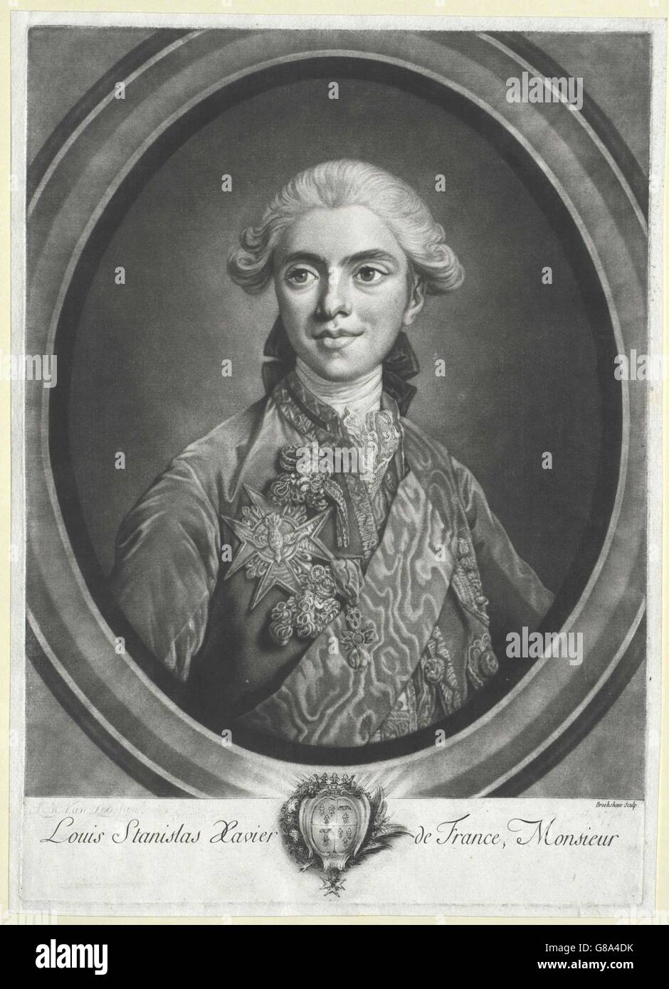 Ludwig XVIII., König von Frankreich Stock Photo - Alamy