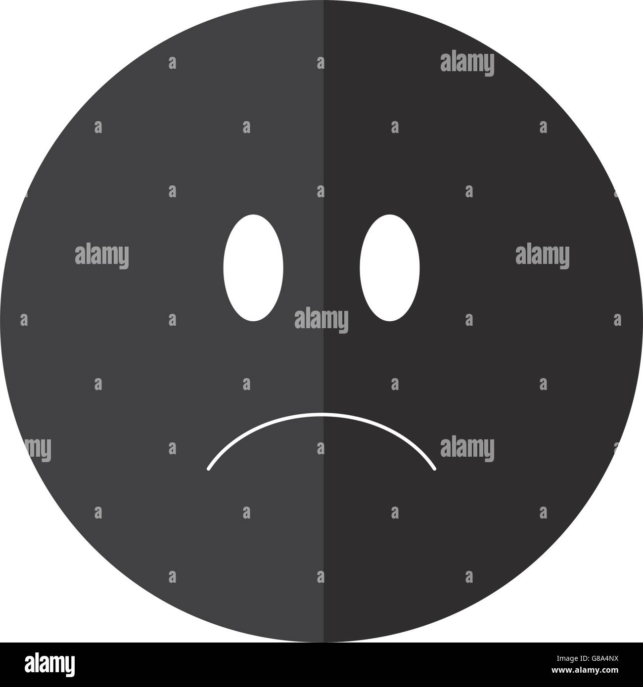Negative feeling icon. Thinking design. Vector graphic Stock Vector ...
