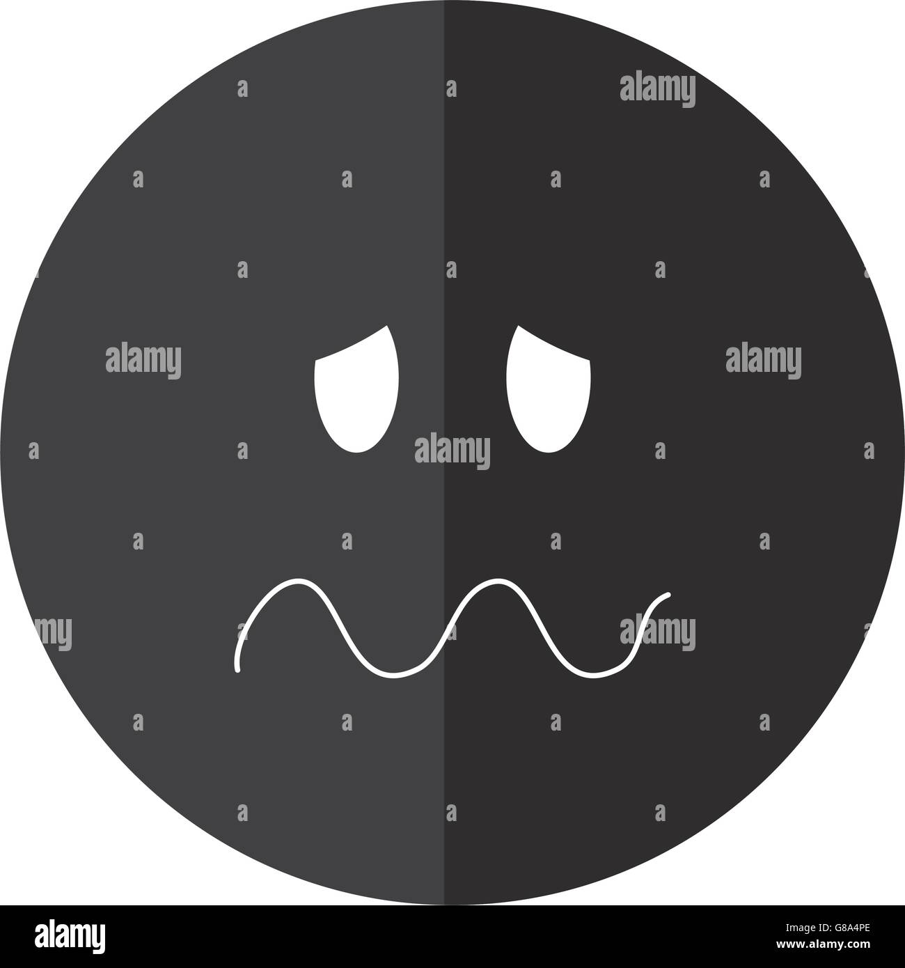 Negative feeling icon. Thinking design. Vector graphic Stock Vector ...