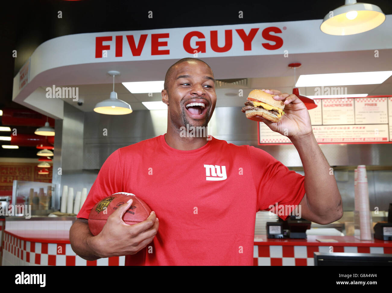 Nfl five guys partnership hi-res stock photography and images - Alamy