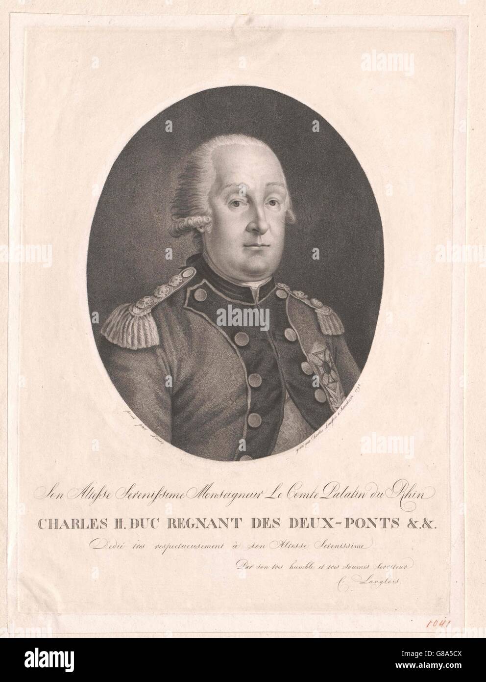 Karl II., Herzog von Pfalz-Zweibrücken Stock Photo - Alamy