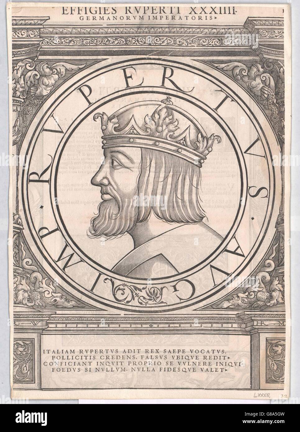 Rupprecht von der Pfalz, deutscher König Stock Photo - Alamy