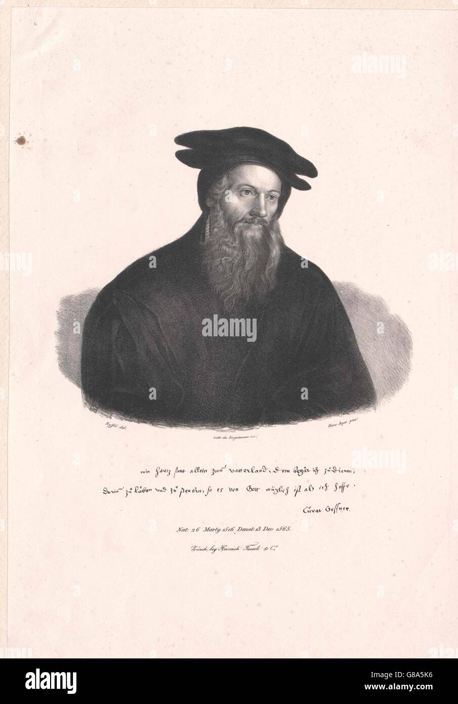 Konrad gesner hi-res stock photography and images - Alamy