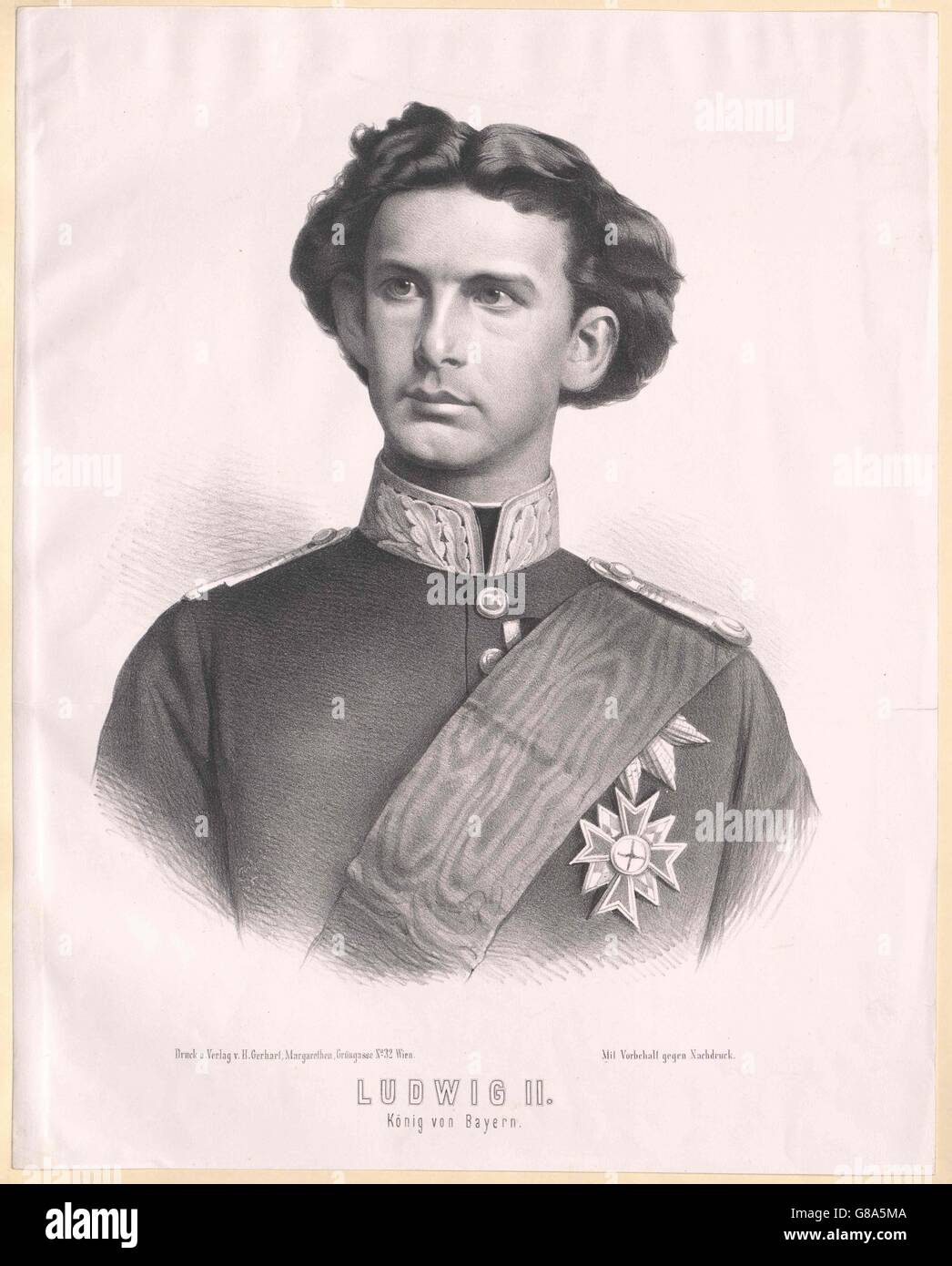 Ludwig II., König von Bayern Stock Photo - Alamy