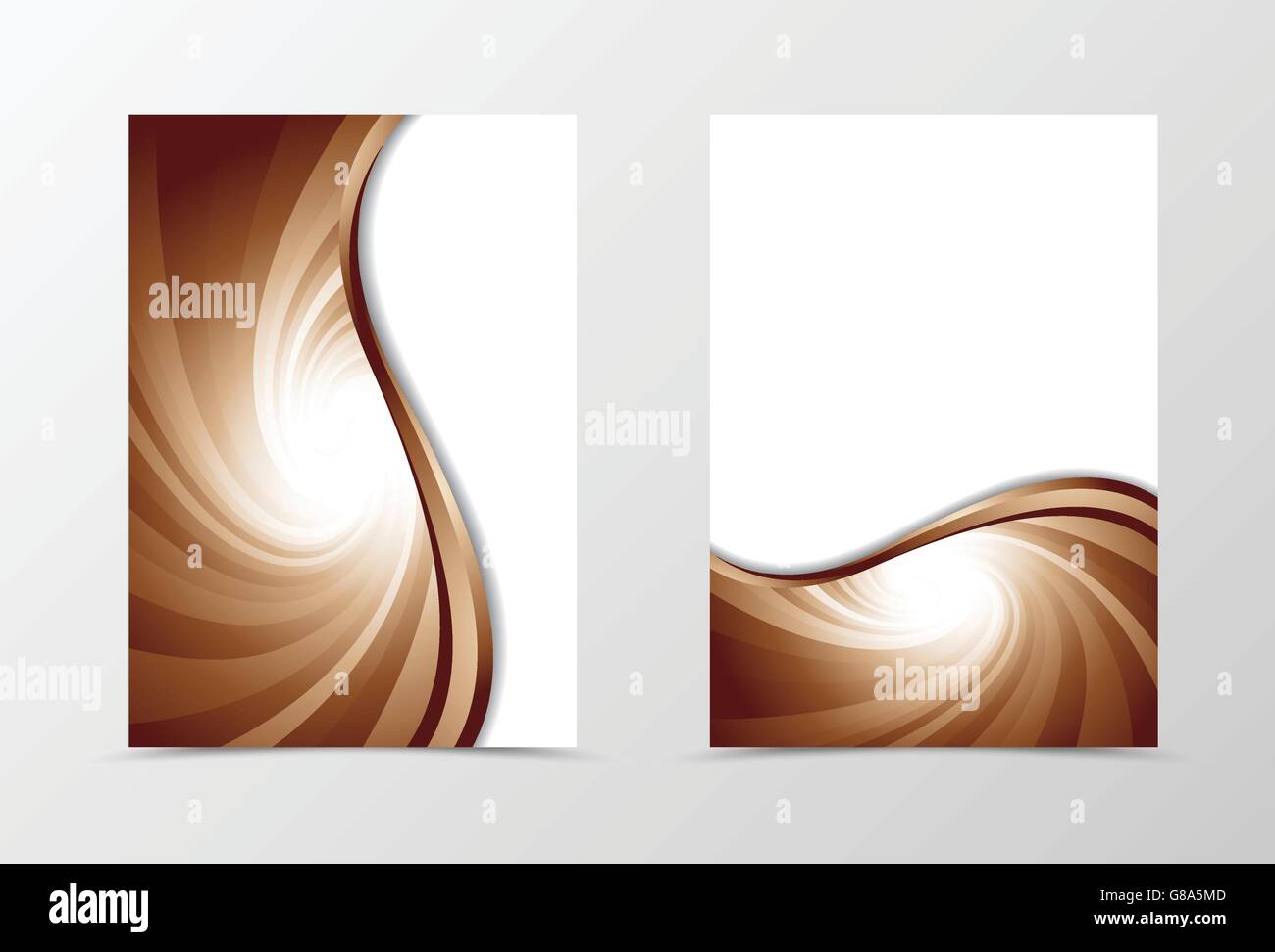 Flyer template vortex design Stock Vector Image & Art - Alamy