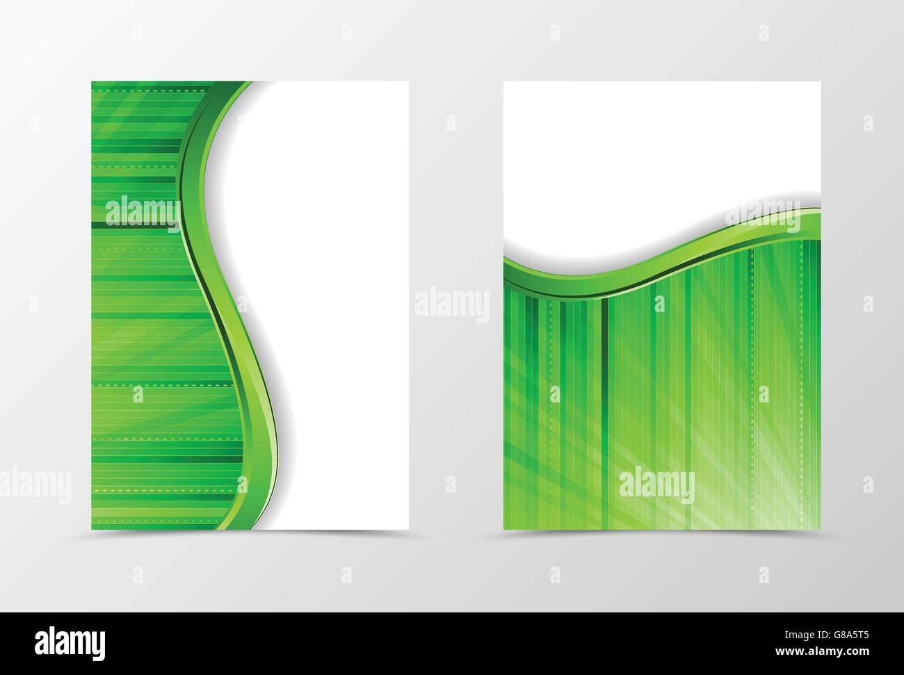 Flyer template wave design Stock Vector Image & Art - Alamy