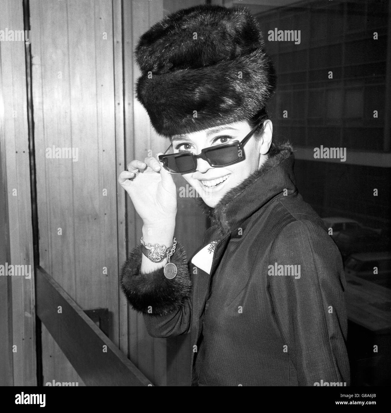 60s trouser suit Black and White Stock Photos & Images - Alamy