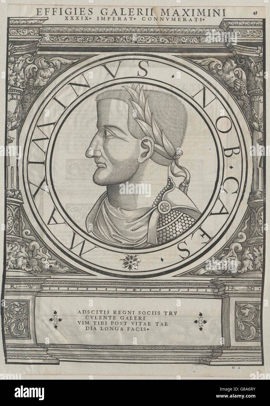 Maximinus Daia, römischer Kaiser Stock Photo - Alamy