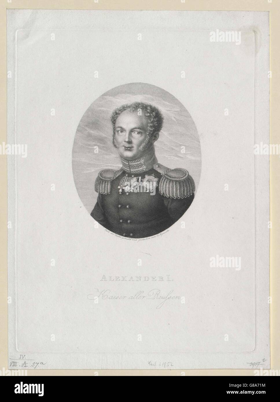 Alexander russia portrait man 19th century hi-res stock photography and ...