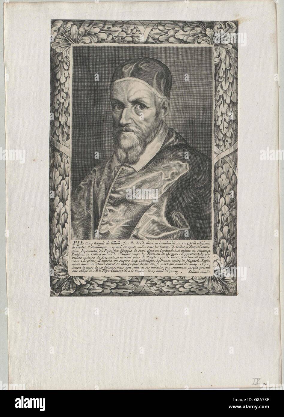 Portrait of the pope pius v hi-res stock photography and images - Alamy