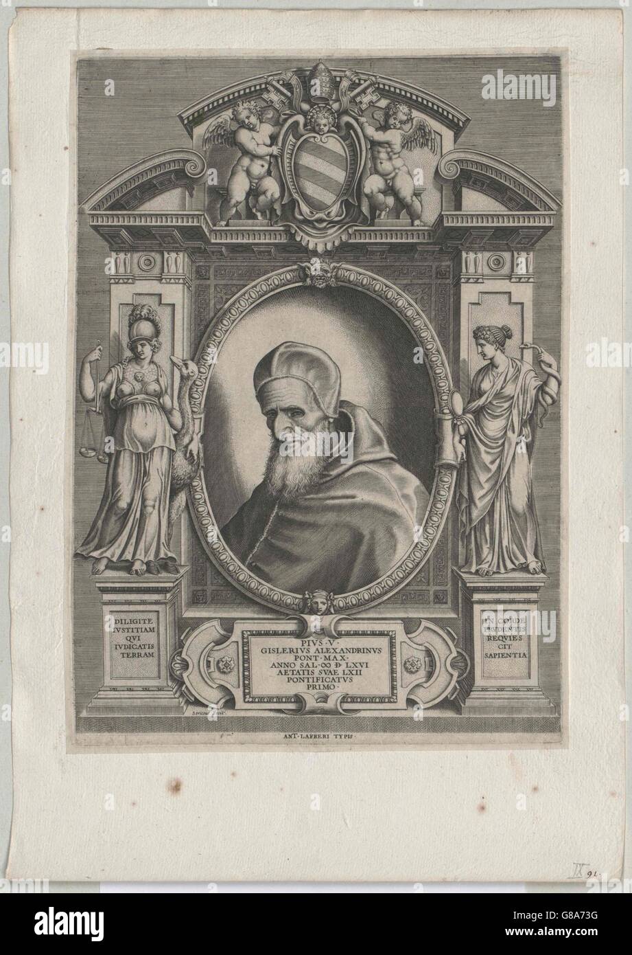 Portrait of the pope pius v hi-res stock photography and images - Alamy