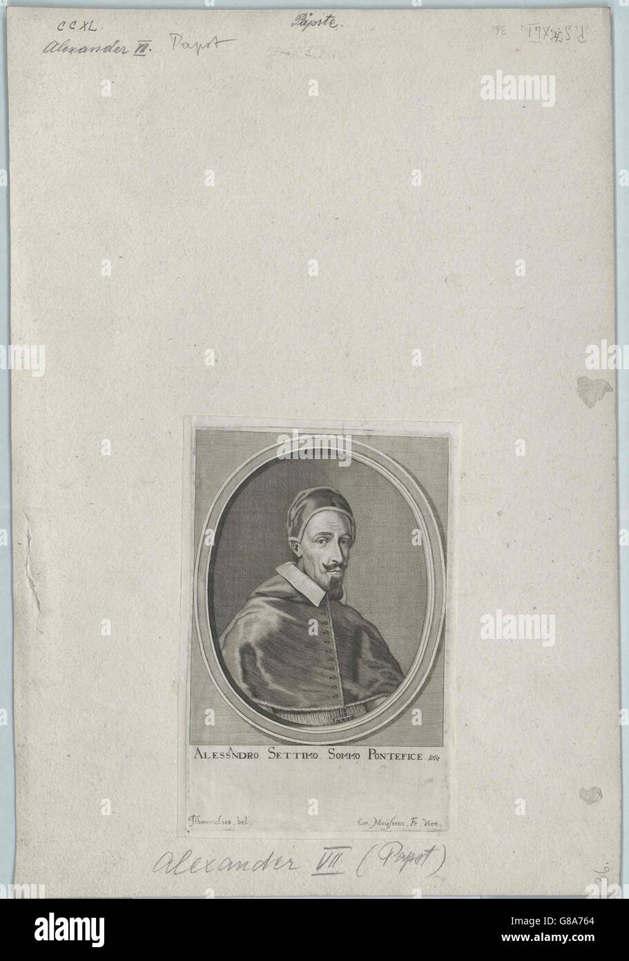 Alexander VII., papa Stock Photo - Alamy