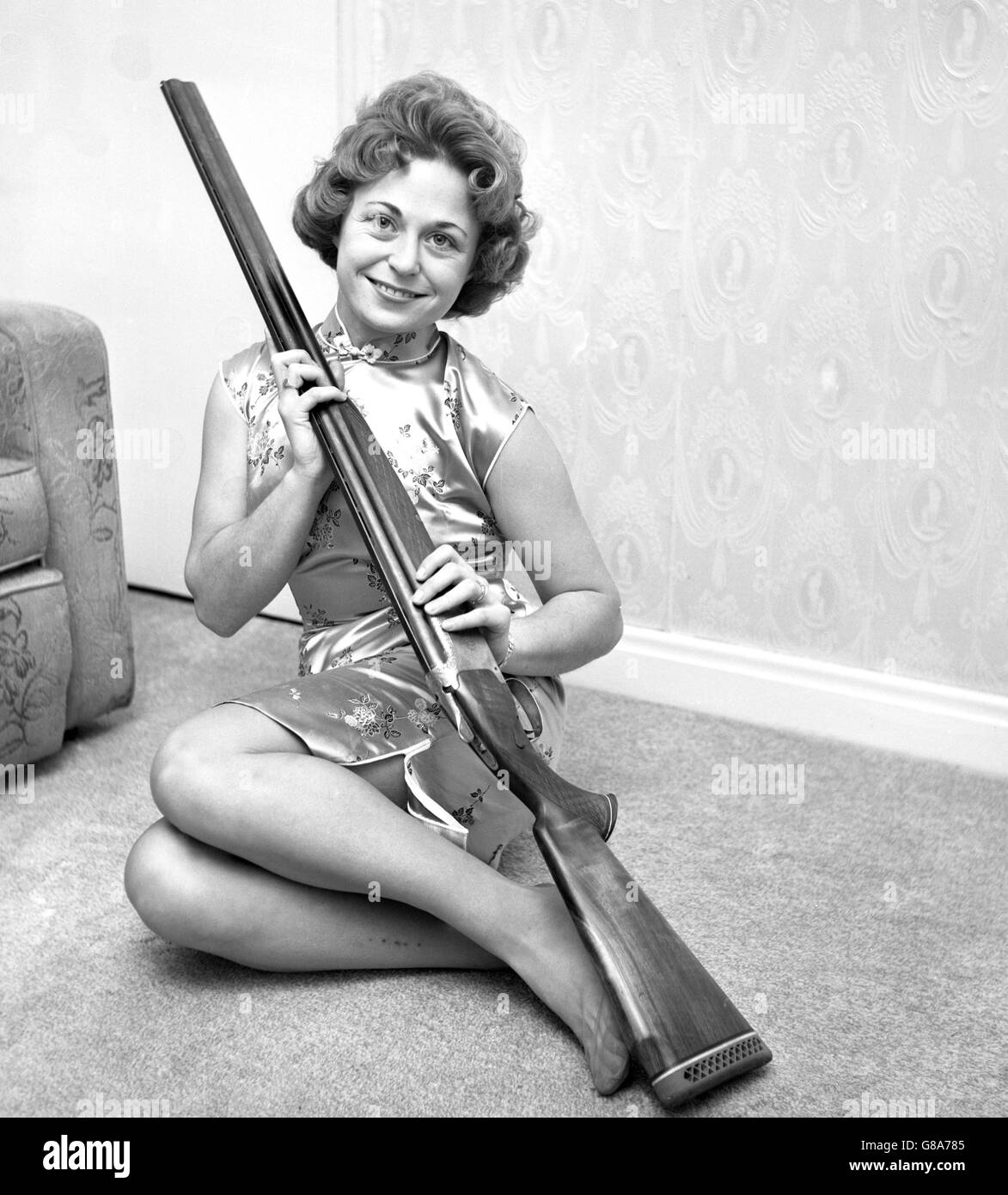 Hunting for skins Black and White Stock Photos & Images - Alamy