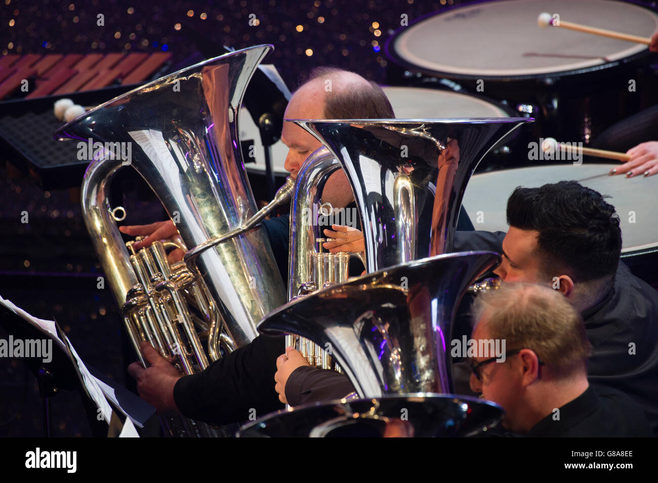 Brass tubas hi-res stock photography and images - Alamy