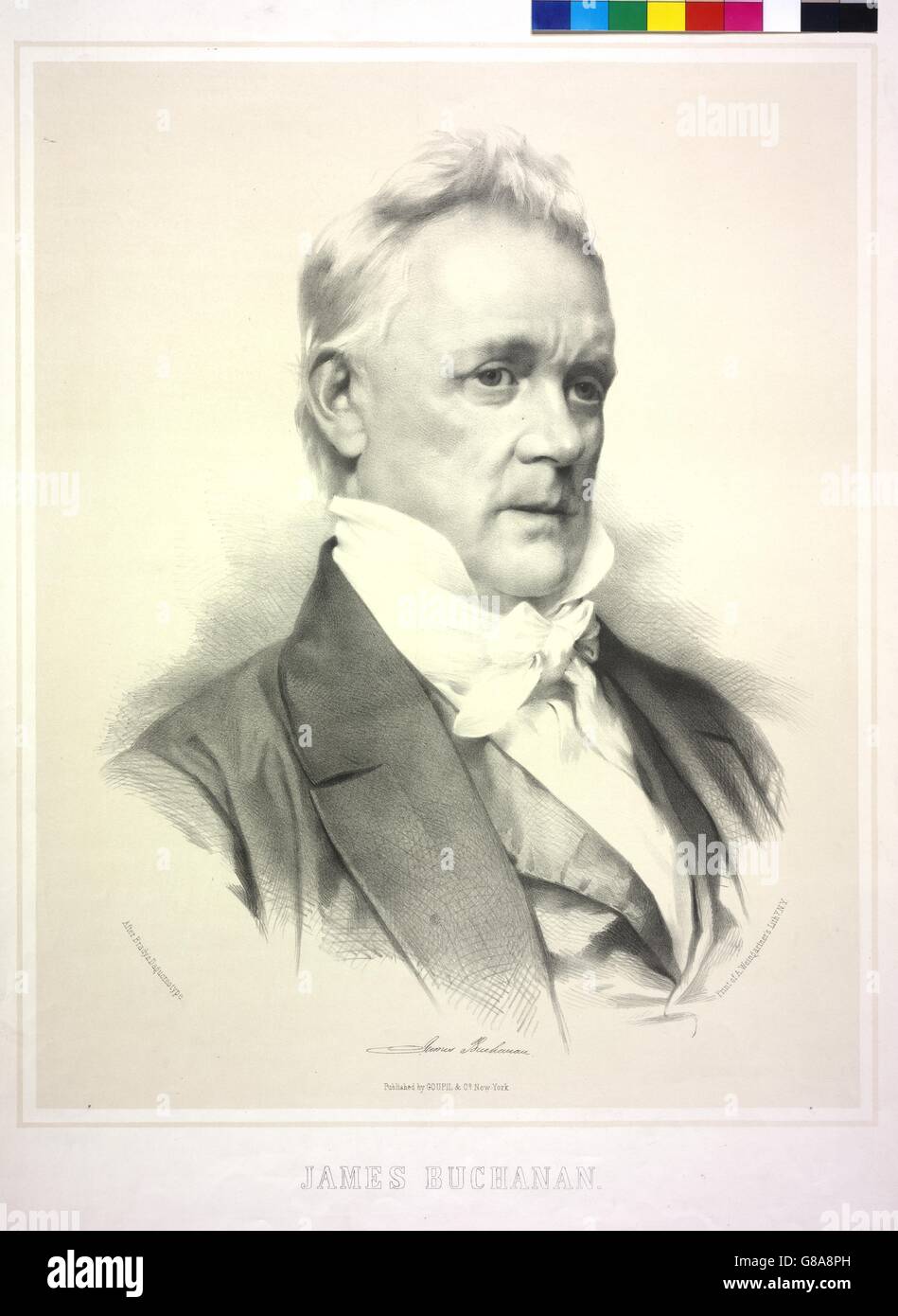 James buchanan portrait hi-res stock photography and images - Alamy