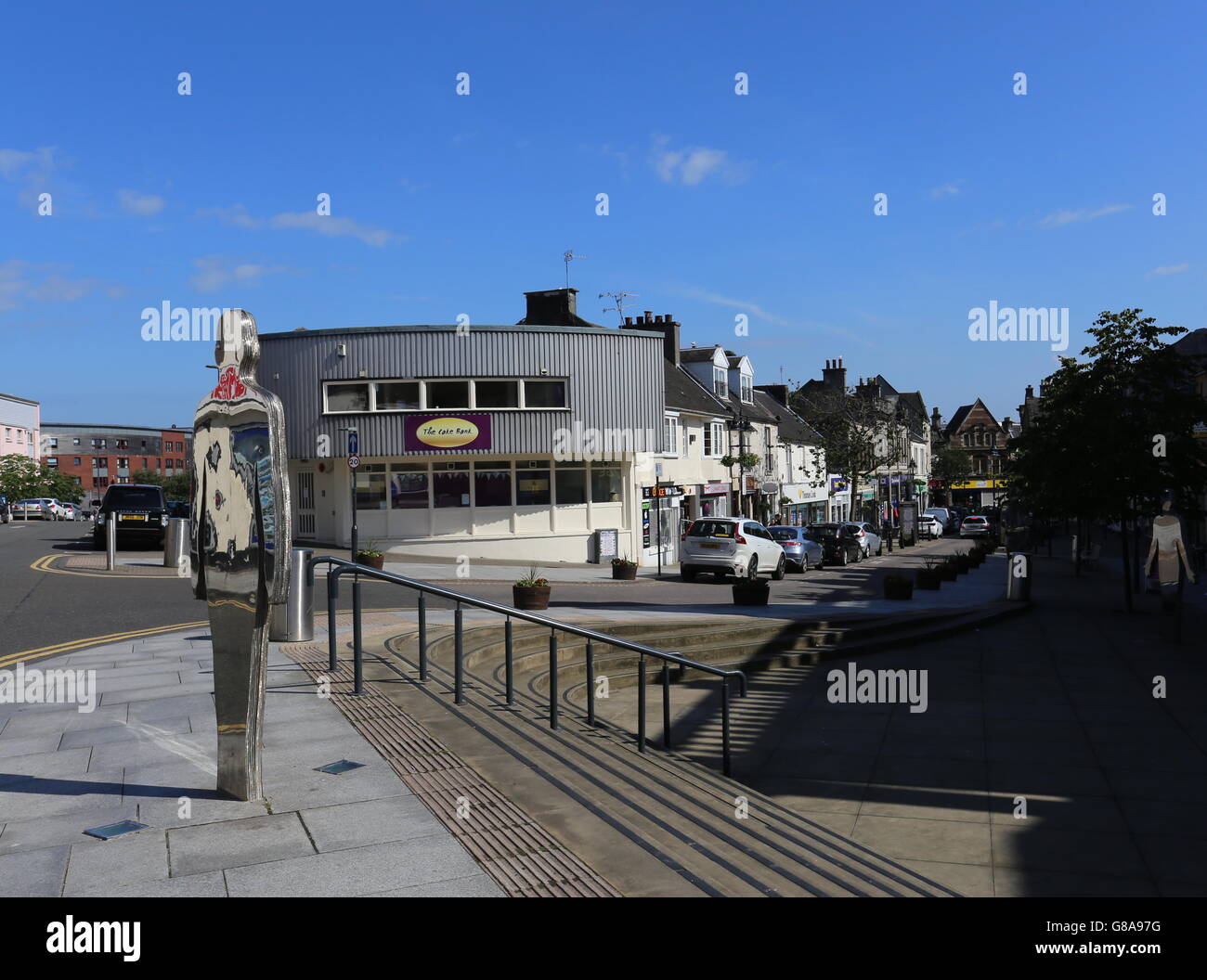The Sentinels polished stainless steel reflective artwork by Rob ...