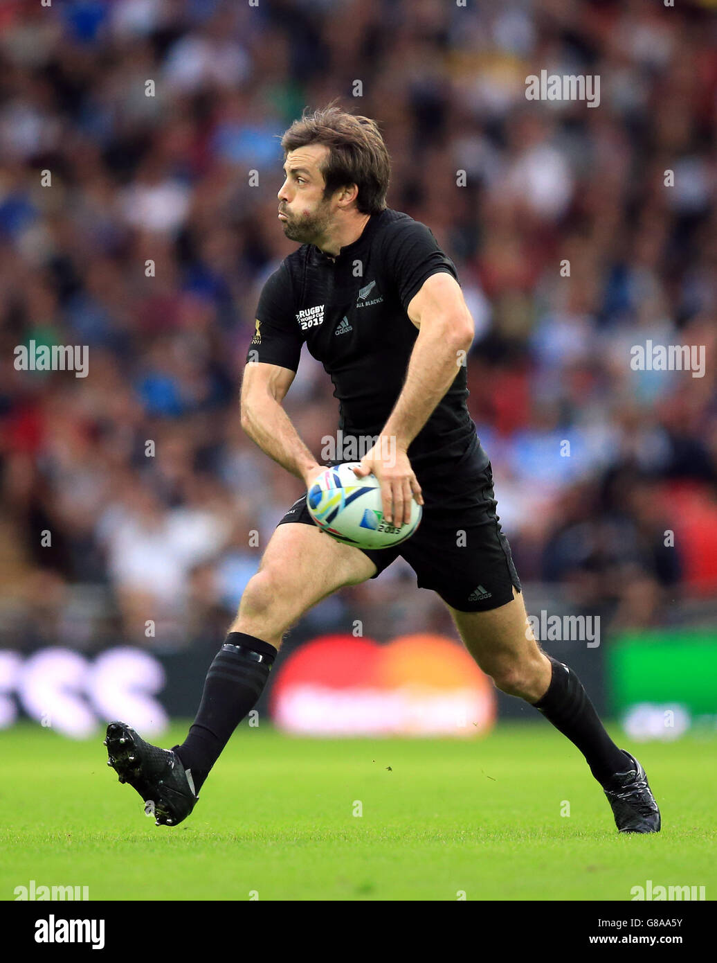 New zealands conrad smith rugby world cup match wembley stadium hi-res ...