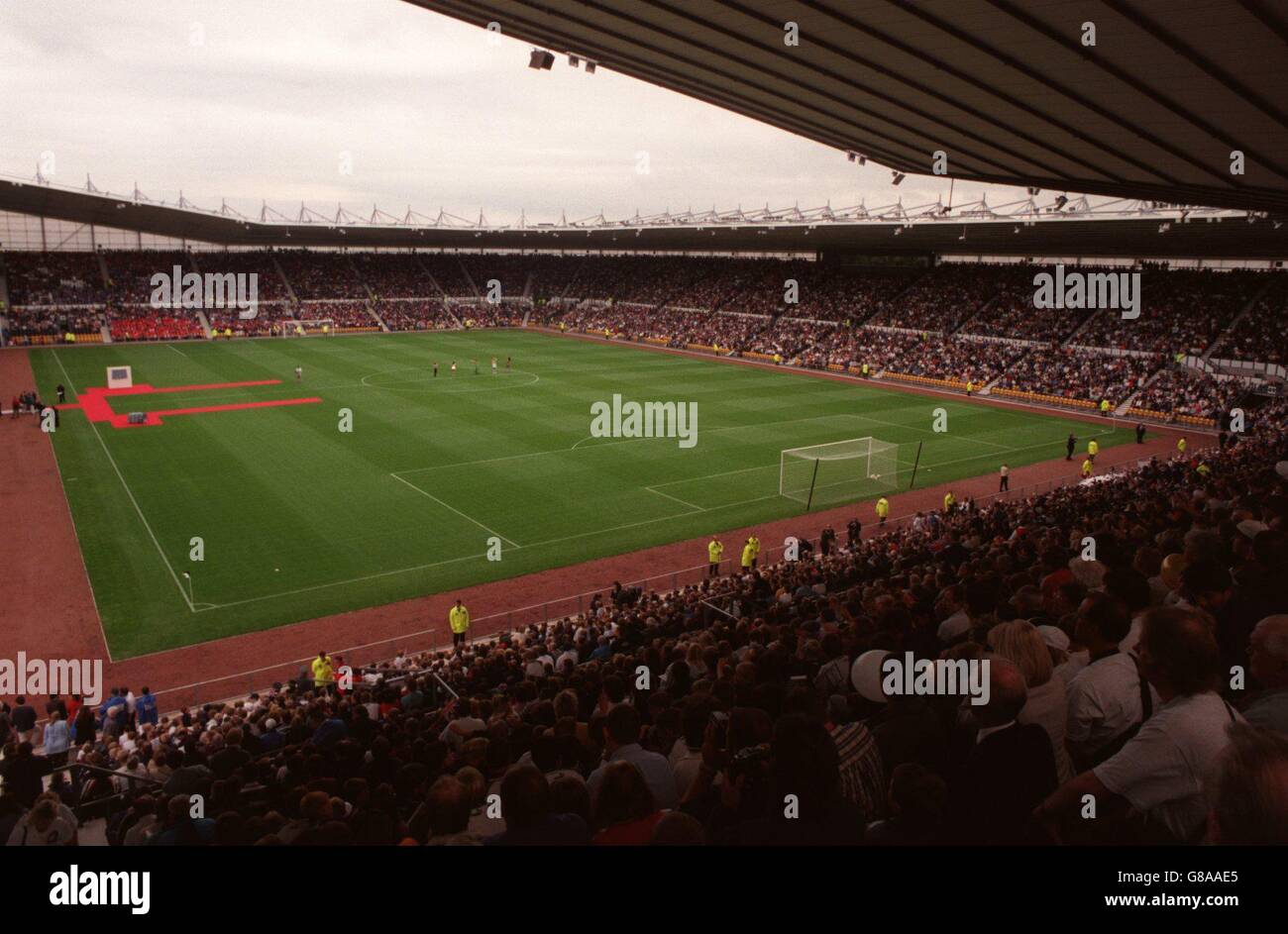 Soccer - The opening of Pride Park Stadium, home of Derby County ...
