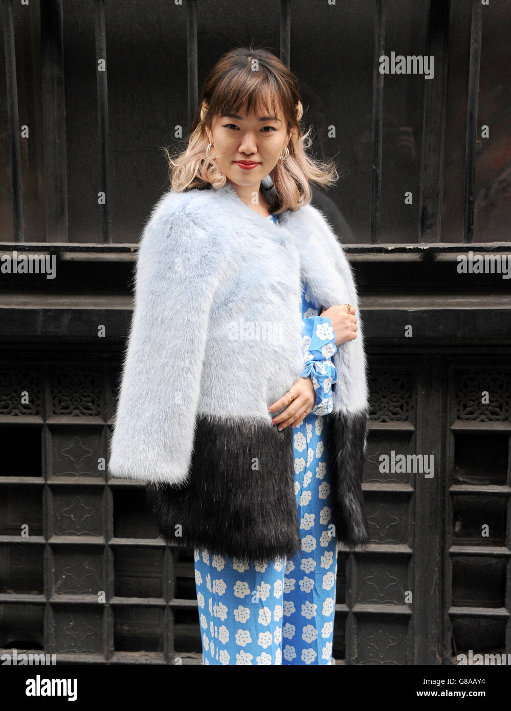 Fashionistas arrive at the BFC Show Space, Brewer Street Car Park ...