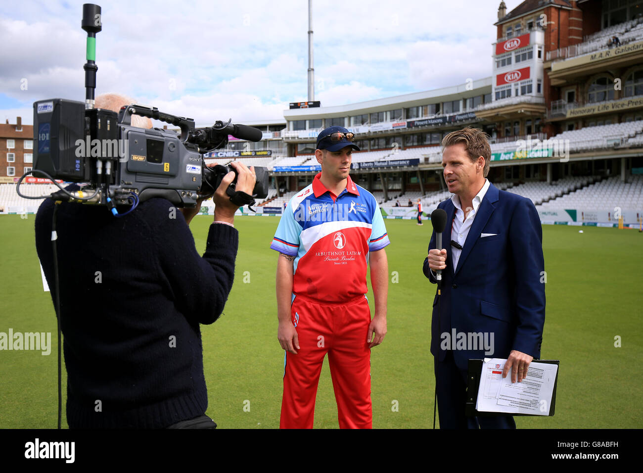 Pre match interviews game between help england physical disability team ...
