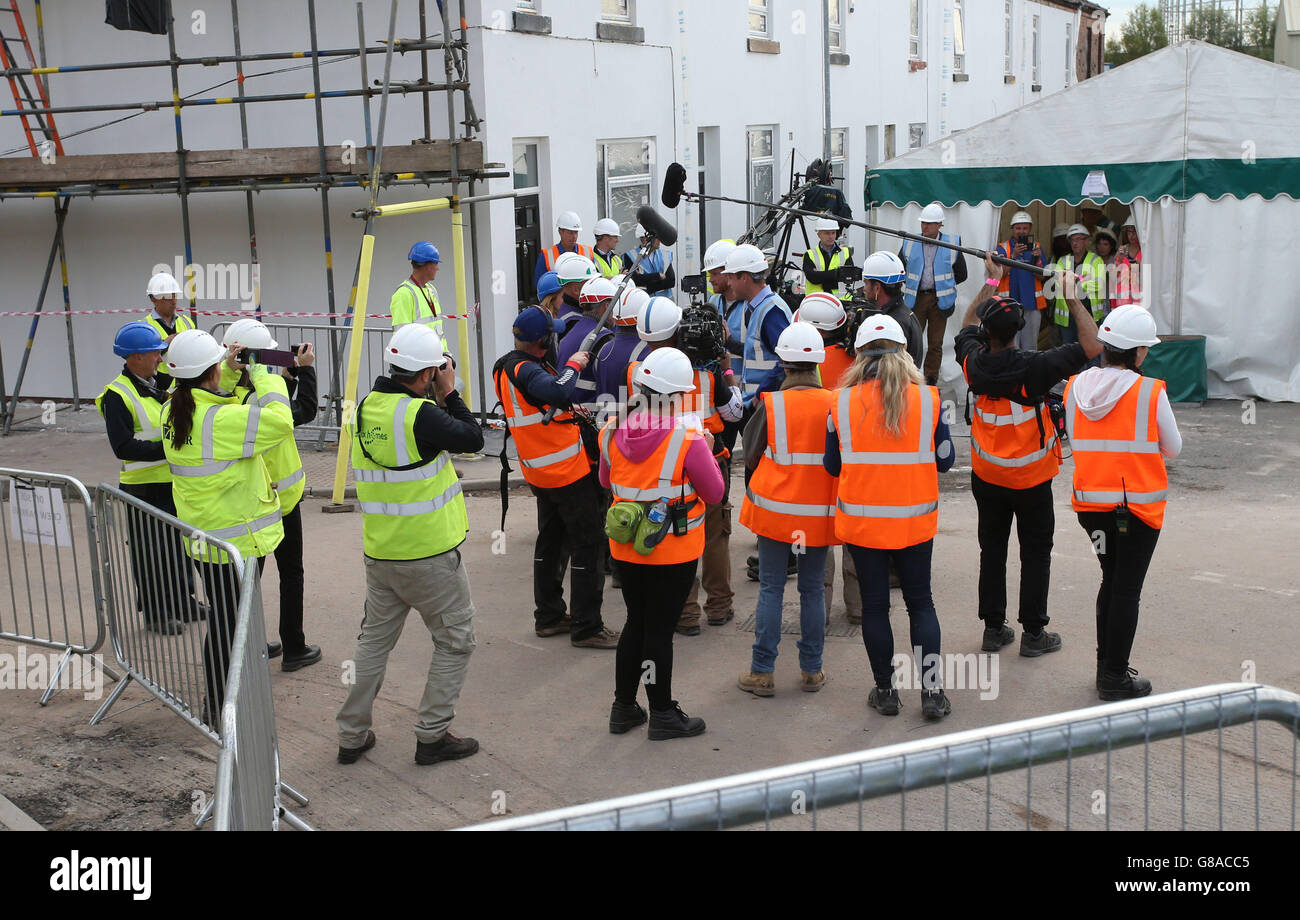 DIY SOS royal visit Stock Photo - Alamy