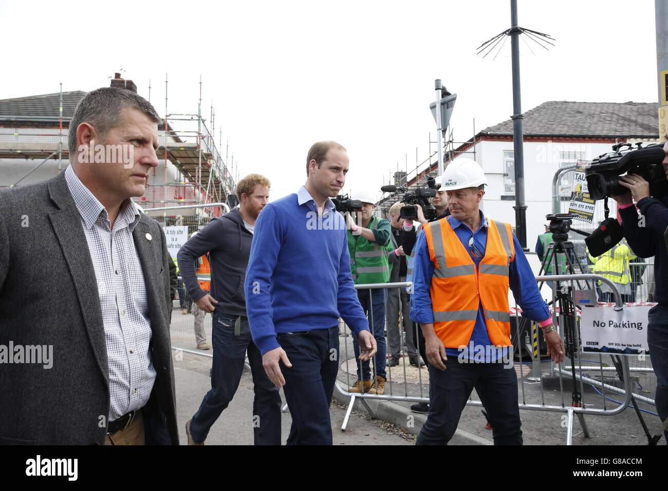 DIY SOS royal visit Stock Photo - Alamy
