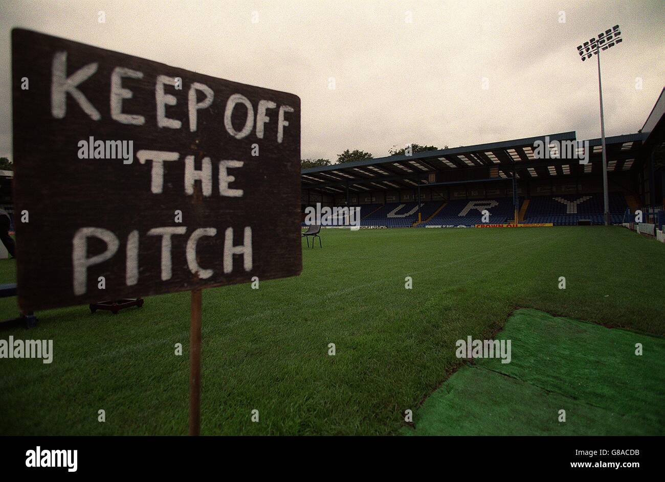 Soccer english league grounds gigg lane hi-res stock photography and ...