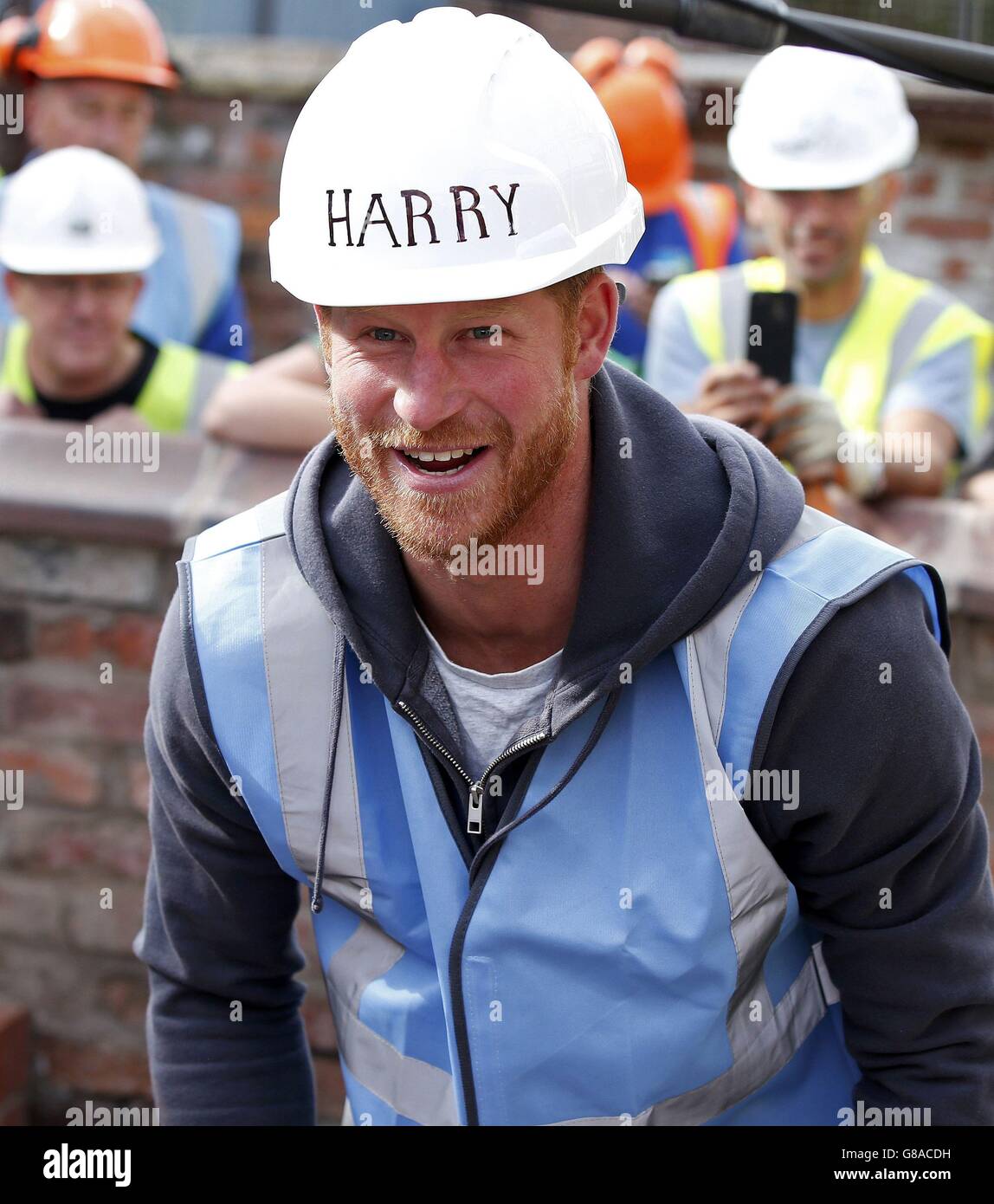 DIY SOS royal visit Stock Photo - Alamy